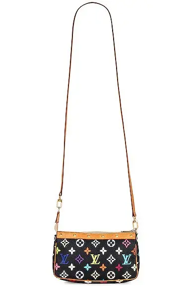 LOUIS VUITTON Pochette Accessoire Pouch Bag In Black