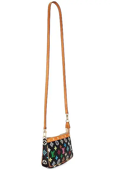 LOUIS VUITTON Pochette Accessoire Pouch Bag In Black