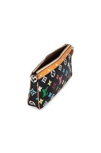 LOUIS VUITTON Pochette Accessoire Pouch Bag In Black