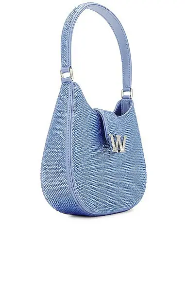 Alexander Wang W Legacy Small Hobo Bag In Metallic Silver In