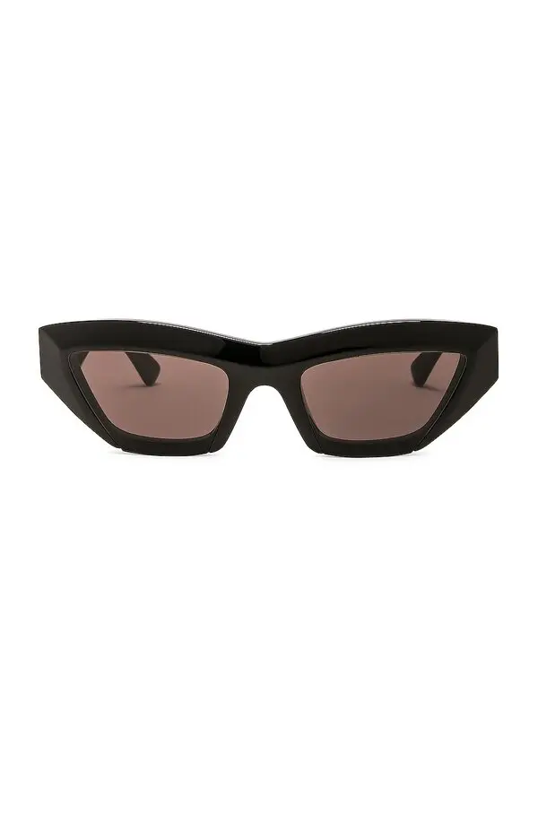 Bottega Veneta Cat Eye Sunglasses - Shiny Black