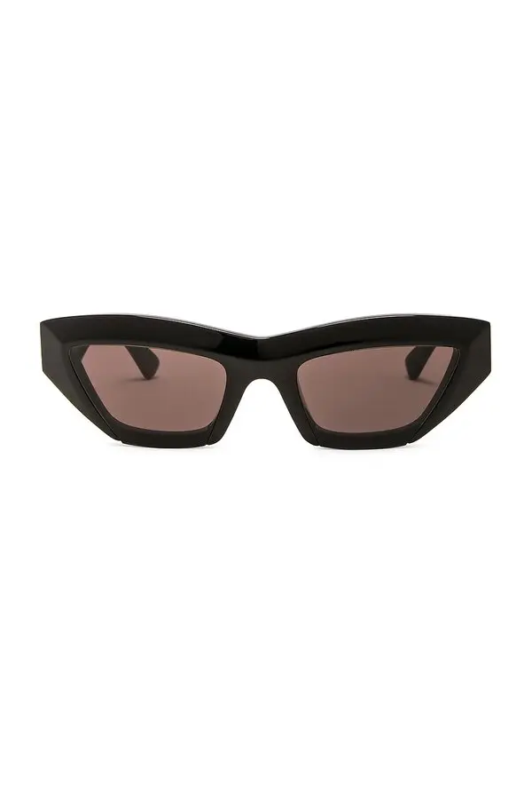 Bottega Veneta Cat Eye Sunglasses - Shiny Black