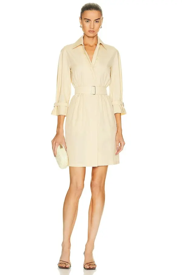 Max Mara Saio Dress In Beige