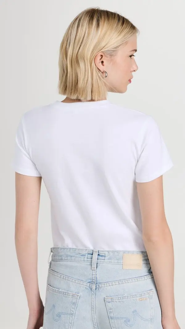 Ambitionist Boxy Tee Thong Bodysuit - White