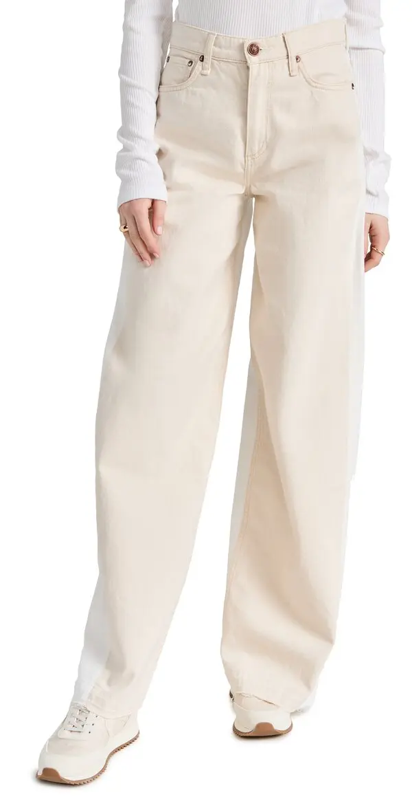 Rag & Bone Sofie Two Tone Jeans