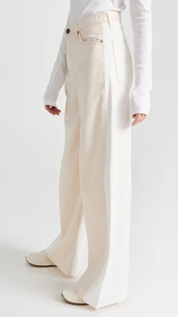 Rag & Bone Sofie Two Tone Jeans