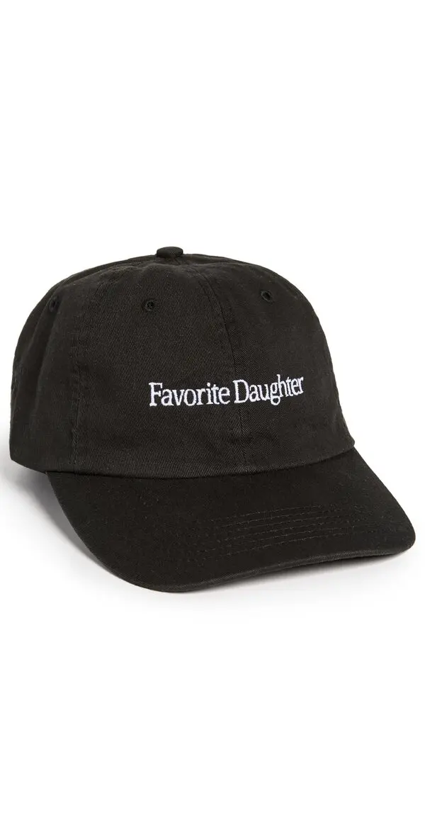 FAVORITE DAUGHTER Classic Logo Baseball Cap - Black