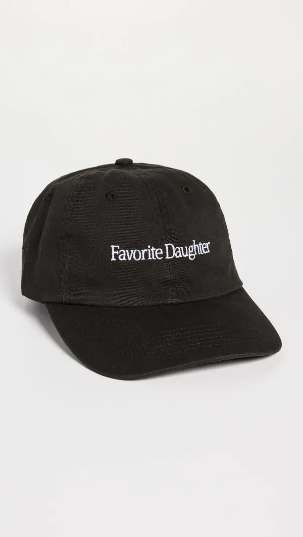 FAVORITE DAUGHTER Classic Logo Baseball Cap - Black