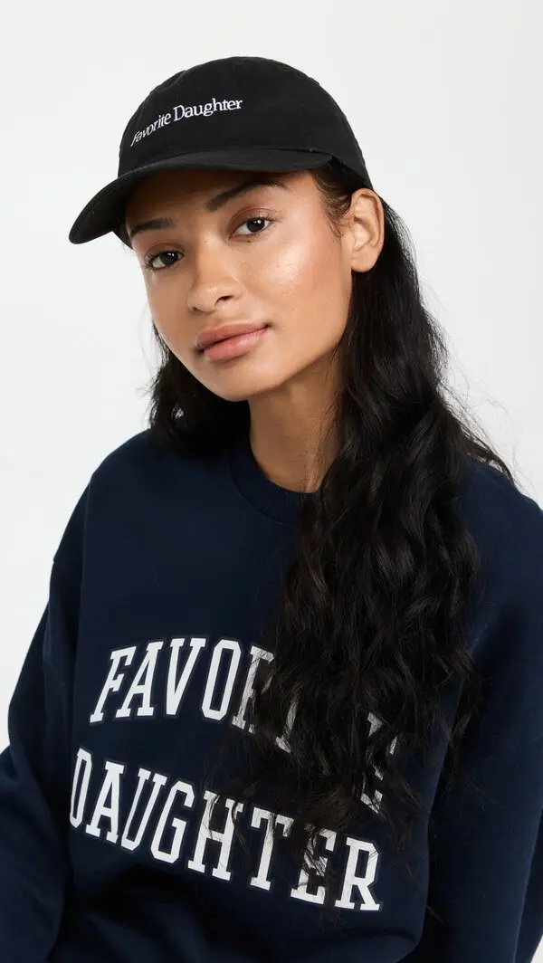 FAVORITE DAUGHTER Classic Logo Baseball Cap - Black