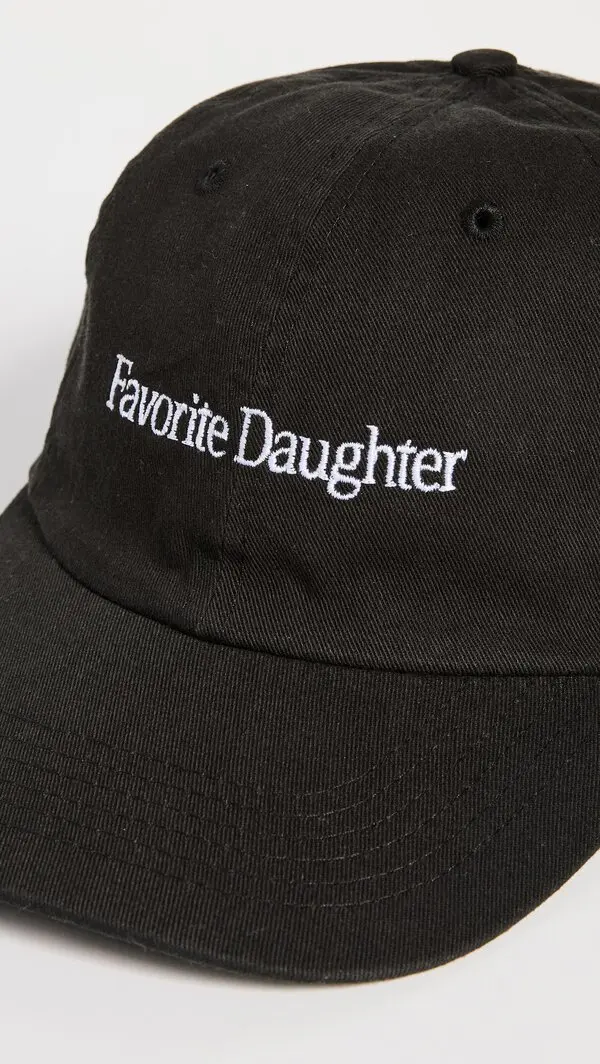 FAVORITE DAUGHTER Classic Logo Baseball Cap - Black