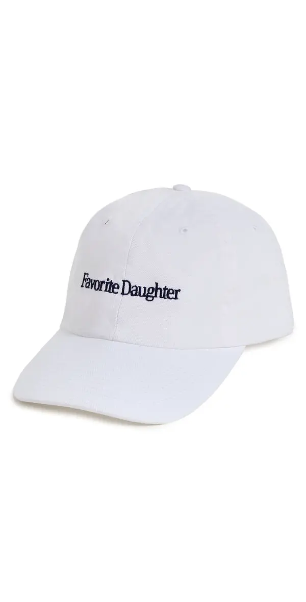 FAVORITE DAUGHTER Classic Logo Baseball Cap - White