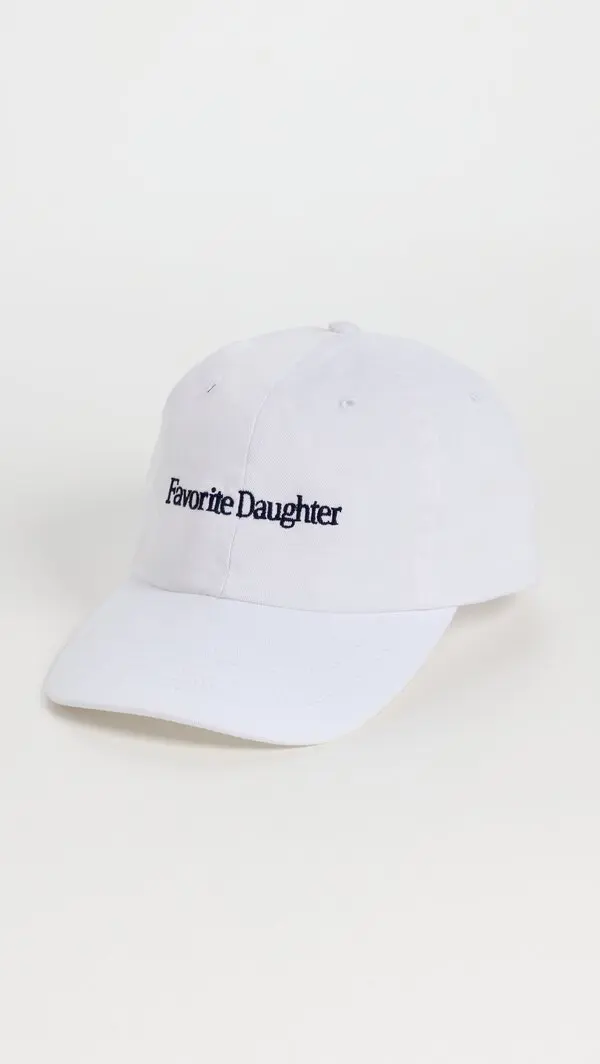 FAVORITE DAUGHTER Classic Logo Baseball Cap - White