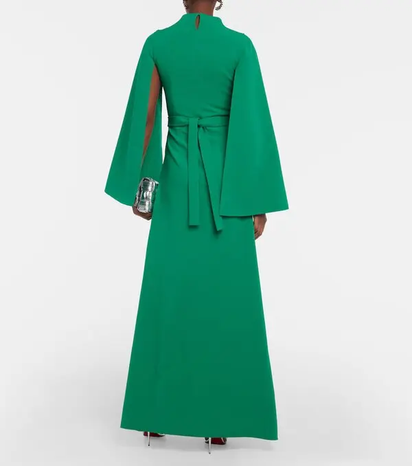 Safiyaa Crêpe Maxi Dress