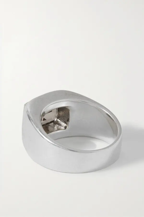 SOPHIE BUHAI Net Sustain Walter Quartz Signet Ring
