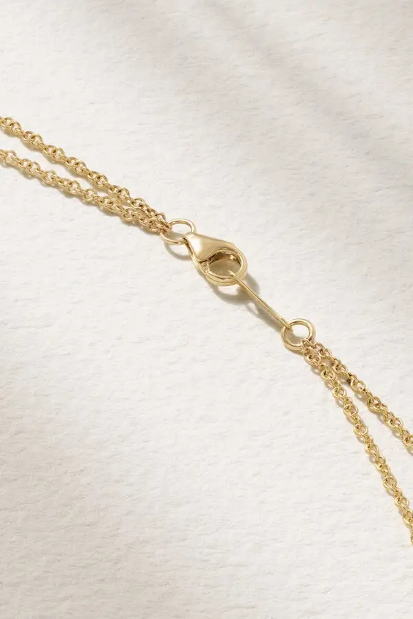 Mizuki Layered 14-karat Pearl And Diamond Necklace