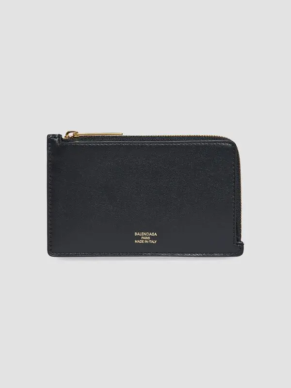 Balenciaga Envelope Long Coin And Card Holder - Black