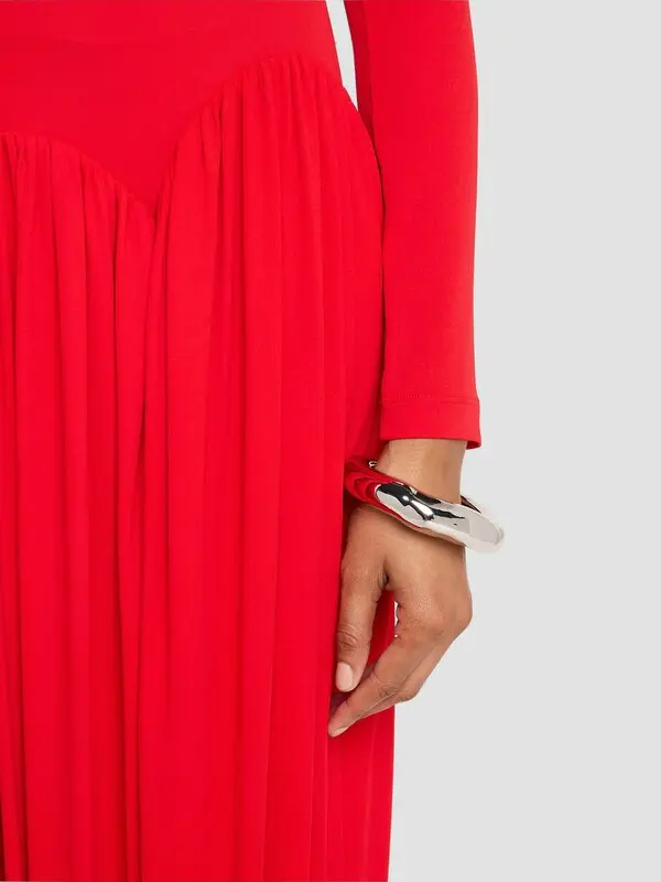 Alexis Bittar Essentials Molten 14k--plated Bangle - Silver
