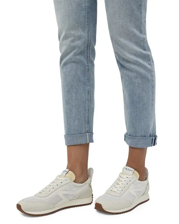 Rag & Bone Retro Mesh Low Top Sneakers - Off White