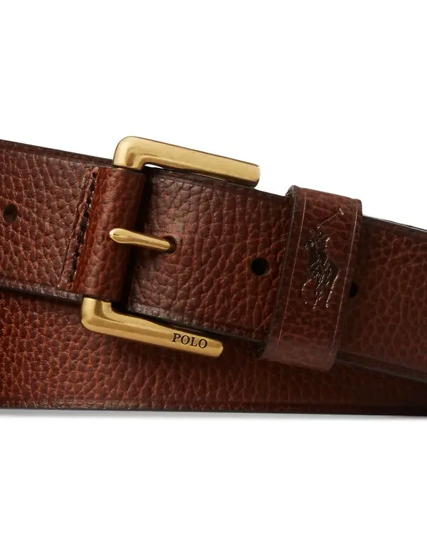 Polo Ralph Lauren Signature Pony Leather Belt