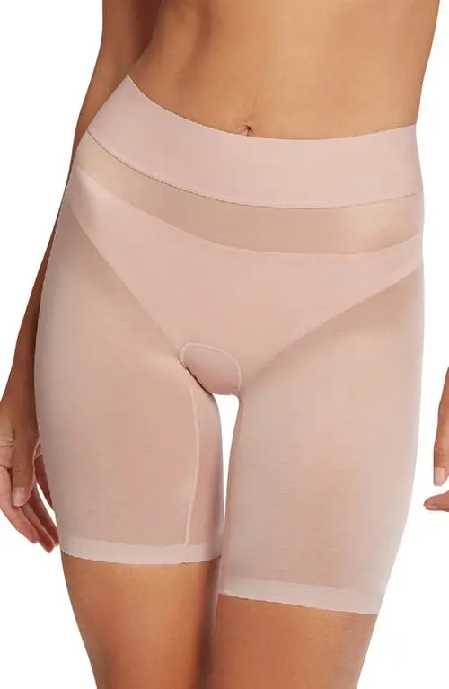 Wolford Sheer Touch Shaping Shorts - Rosepowder
