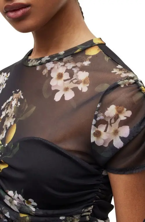 ALLSAINTS Giorgia Eugenia Floral Print Mini Dress
