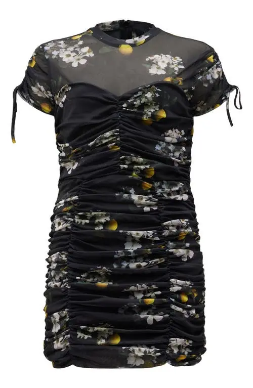 ALLSAINTS Giorgia Eugenia Floral Print Mini Dress