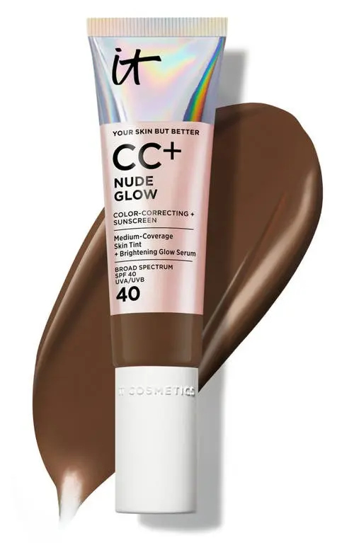 IT COSMETICS Cc+ Nude Glow Lightweight Foundation + Glow Serum Spf 40 - Deep Cool