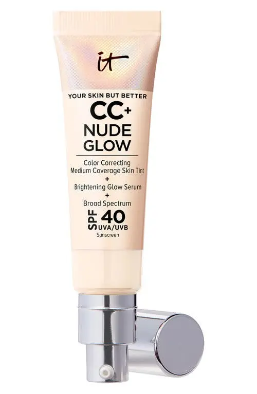 IT COSMETICS Cc+ Nude Glow Lightweight Foundation + Glow Serum Spf 40 - Fair Ivory