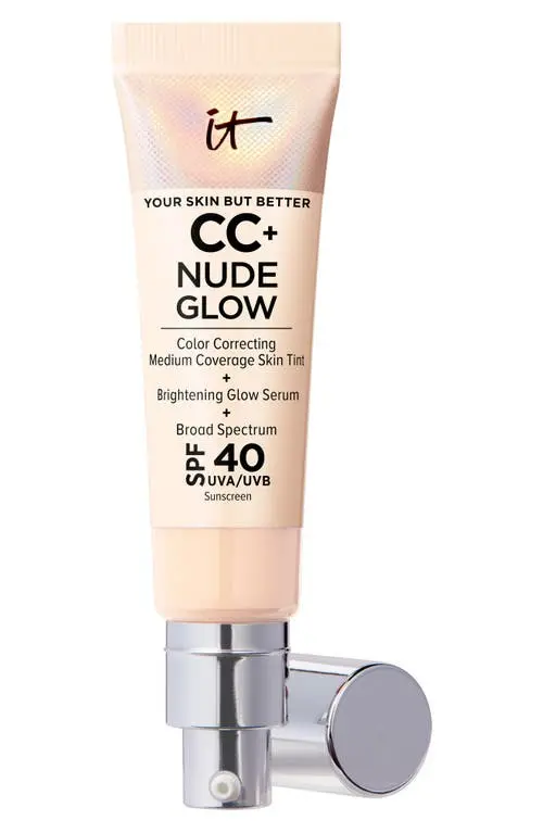IT COSMETICS Cc+ Nude Glow Lightweight Foundation + Glow Serum Spf 40 - Fair Light
