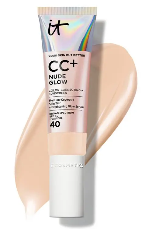 IT COSMETICS Cc+ Nude Glow Lightweight Foundation + Glow Serum Spf 40 - Light Neutral