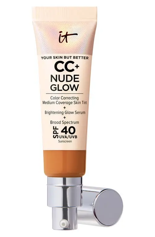 IT COSMETICS Cc+ Nude Glow Lightweight Foundation + Glow Serum Spf 40 - Tan Rich