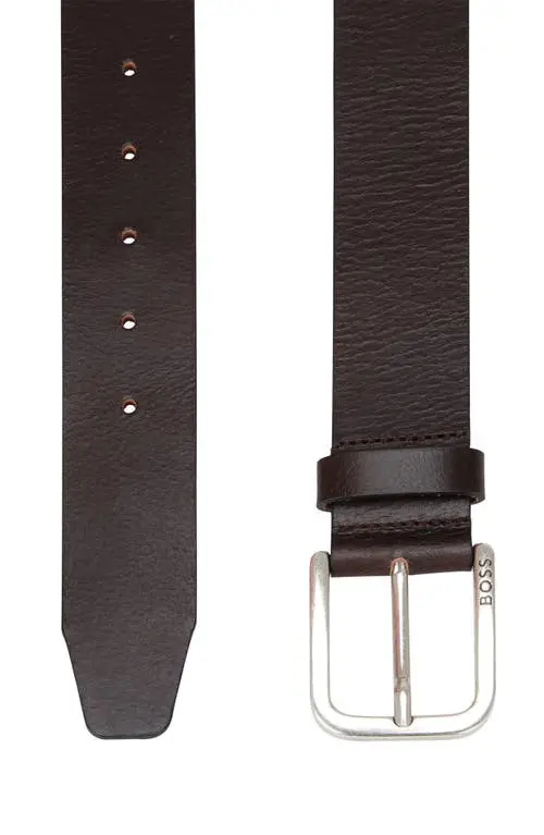 BOSS Janni Leather Belt - Dark Brown