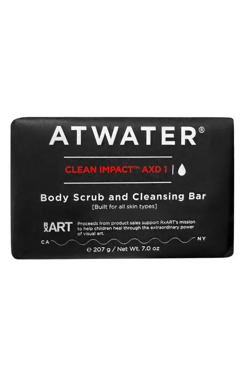ATWATER Clean Impact Axd1 Body Scrub & Cleansing Bar - No Color