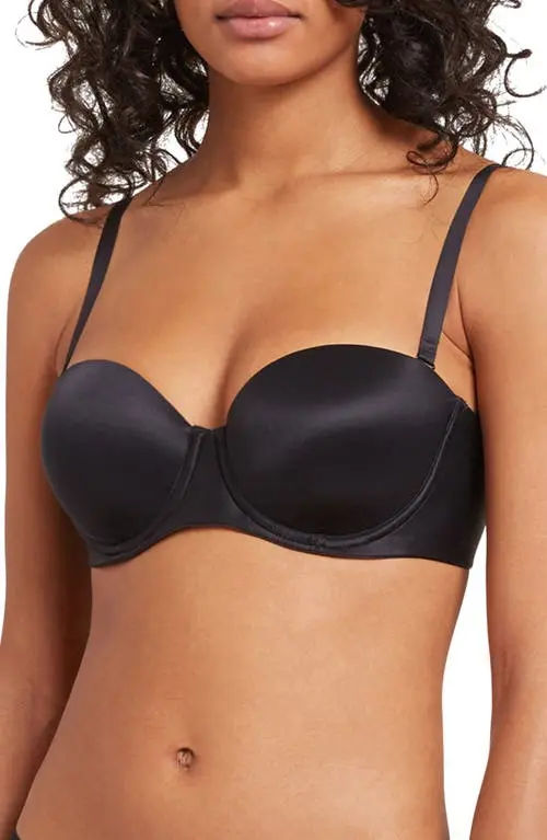 Wolford Sheer Touch Underwire Strapless Bra - Black