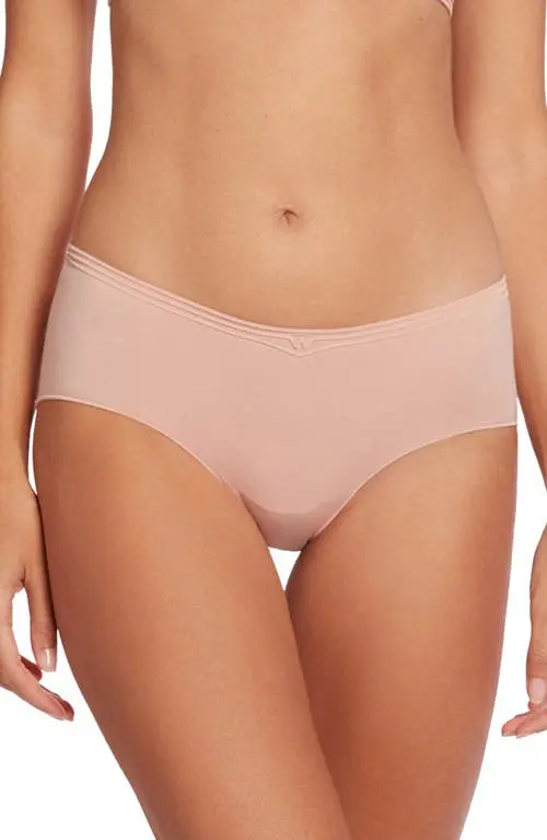 Wolford Cotton Contour 3w Hipster Briefs - Rose Tan