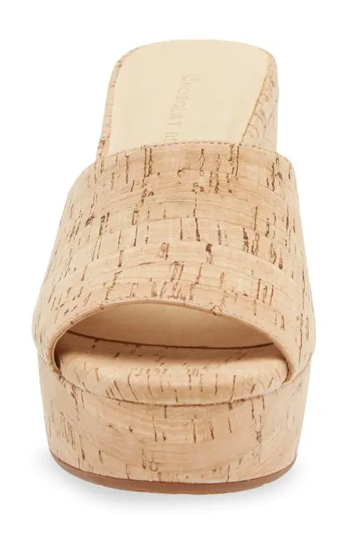 CHOCOLAT BLU Platform Sandals - Cork