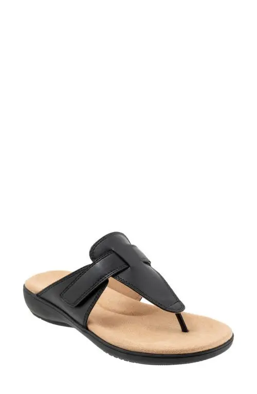 Trotters Robin Flip Flop - Black