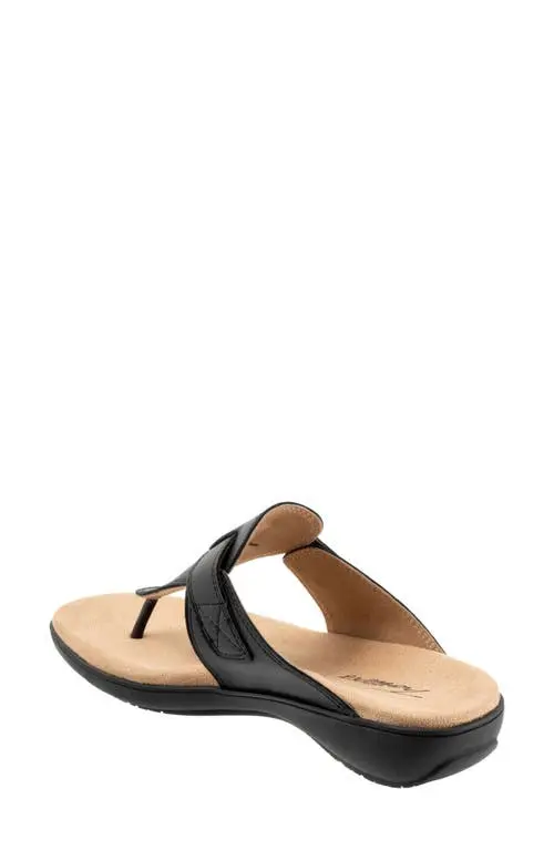 Trotters Robin Flip Flop - Black