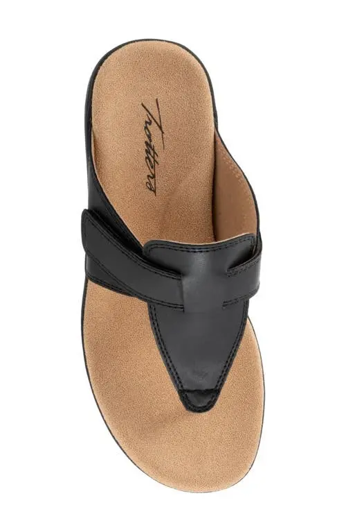 Trotters Robin Flip Flop - Black