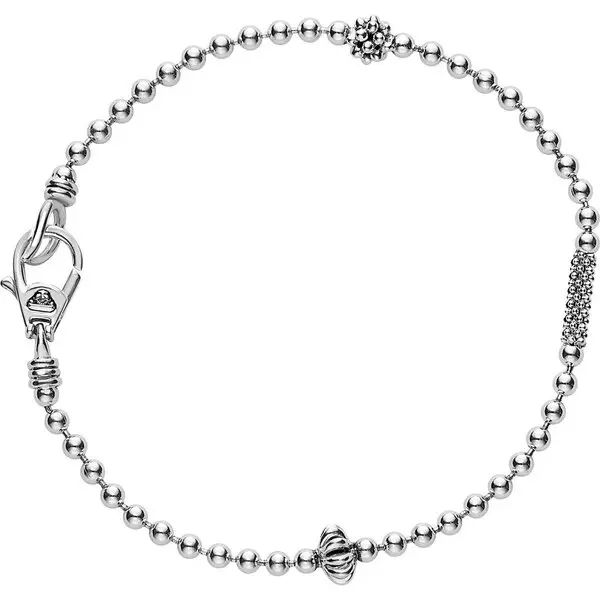 Lagos Caviar Icon Station Bracelet - Silver