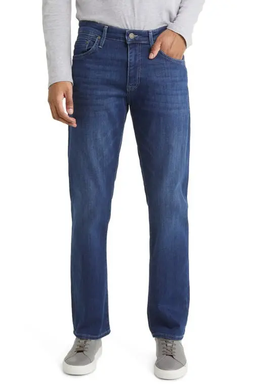 MAVI Zach Straight Leg Jeans - Mid Brushed