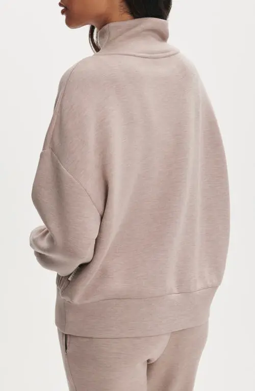 Varley Hawley Half-zip Pullover - Taupe Marl