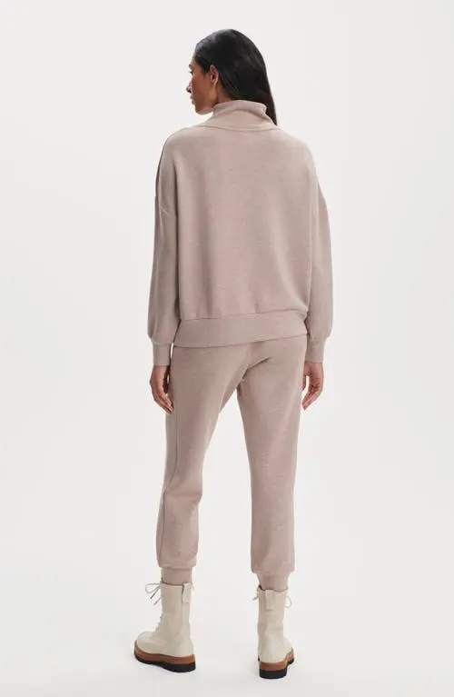 Varley Hawley Half-zip Pullover - Taupe Marl