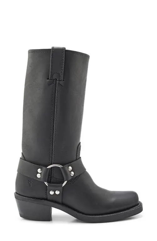 Frye Harness 12r Boots - Black Black