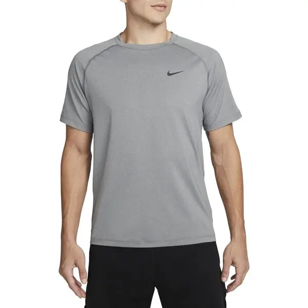Nike Dri-fit Ready Training T-shirt - 084 Smoke Grey/heather/black