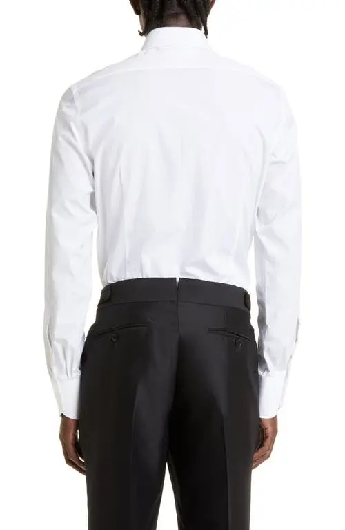 TOM FORD Slim Fit Poplin Button-up Shirt - Optical White