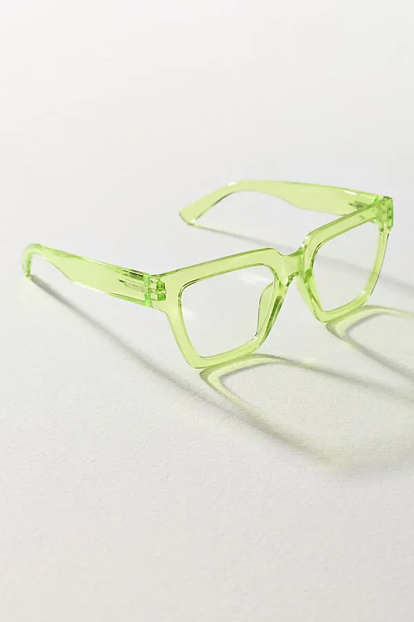 PEEPERS Take A Bow Eyeglasses - Chartreuse