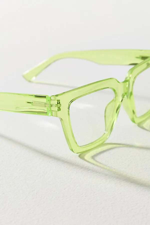 PEEPERS Take A Bow Eyeglasses - Chartreuse
