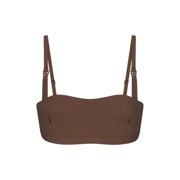 SKIMS Maternity Nursing Scoop Bralette | Light Neutral | | Fits Everybody - Jasper