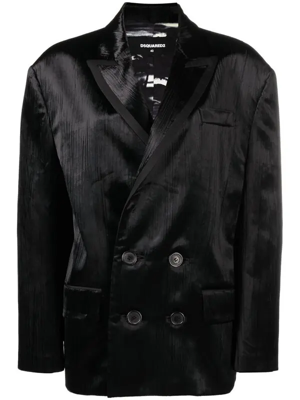 Dsquared2 Stripe Double-breasted Blazer